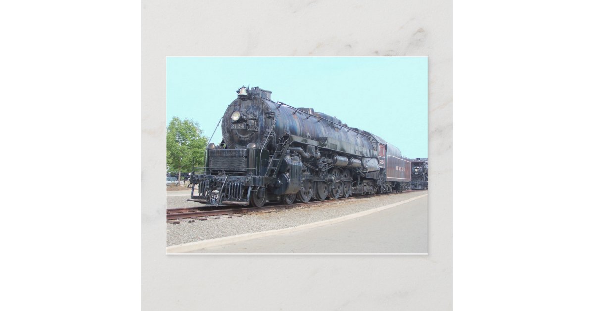 Baldwin- Reading Railroad Locomotive 2124 Postcard | Zazzle