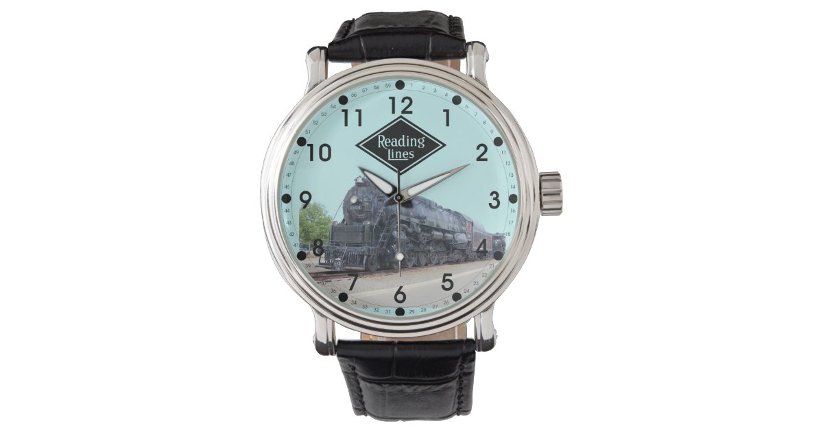Baldwin- Reading Railroad Locomotive 2124 Watch | Zazzle