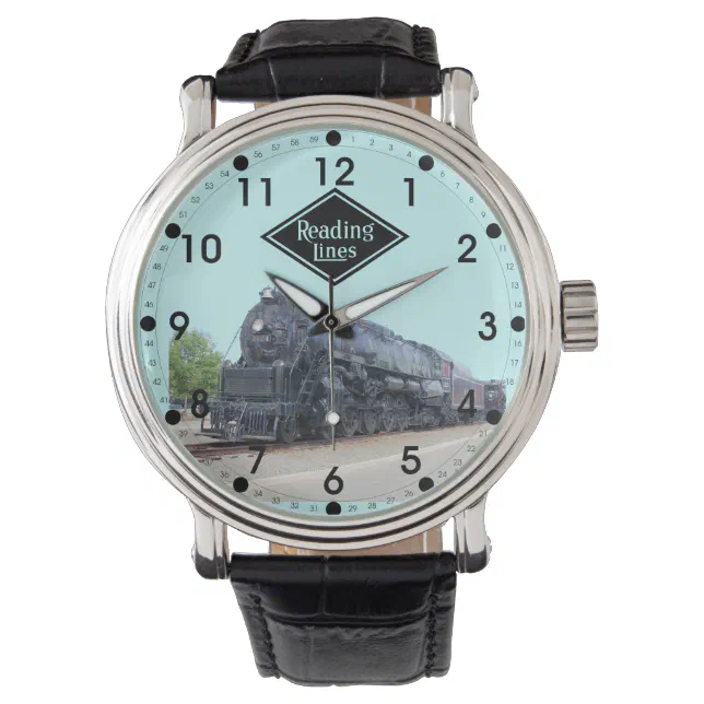 Baldwin- Reading Railroad Locomotive 2124 Watch | Zazzle