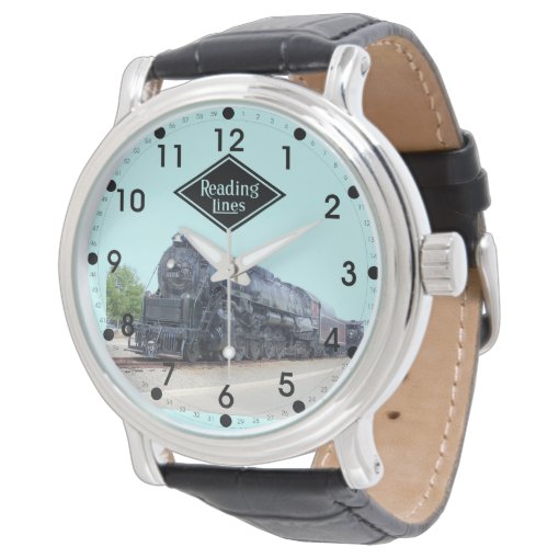 Baldwin- Reading Railroad Locomotive 2124 Watch | Zazzle