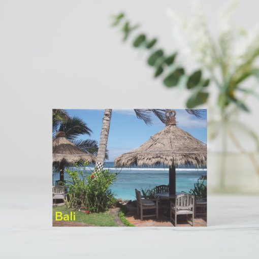 Bali Beach Scene Postcard | Zazzle
