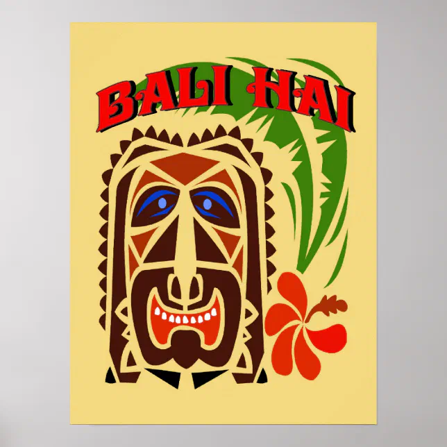 Bali Hai Tiki Club Poster | Zazzle
