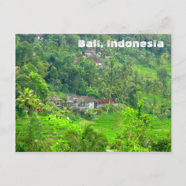 Bali, Indonesia Postcard | Zazzle