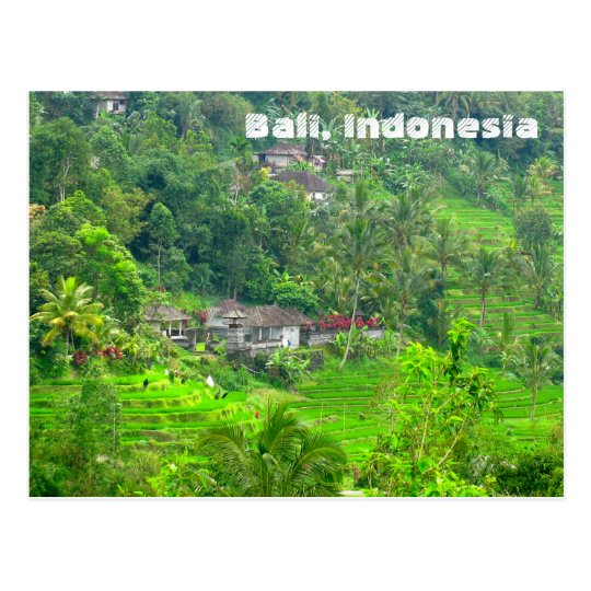Bali, Indonesia Postcard | Zazzle.com