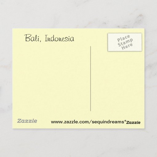 Bali Indonesia Postcard | Zazzle
