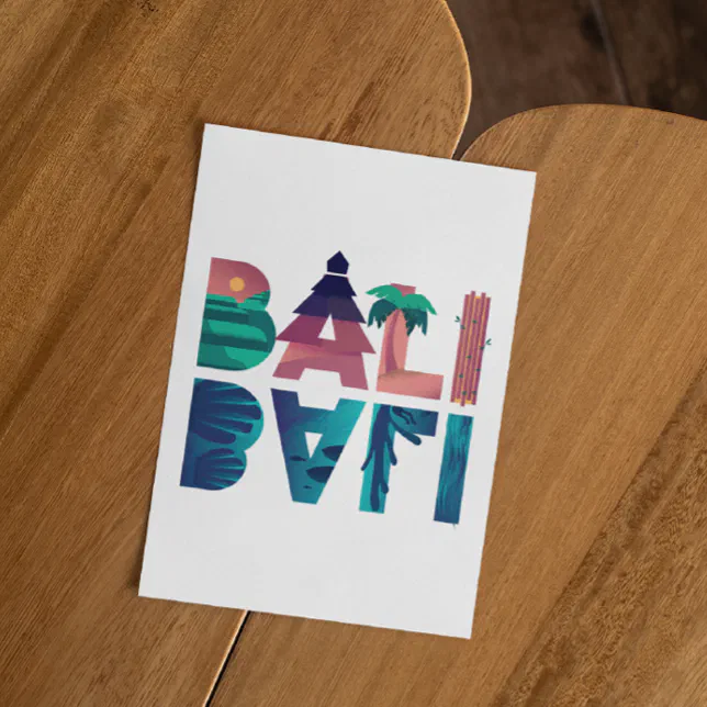 Bali Indonesia Travel Postcard | Zazzle