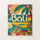 Bali Indonesia Travel Poster Jigsaw Puzzle | Zazzle