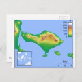Bali Map Postcard | Zazzle