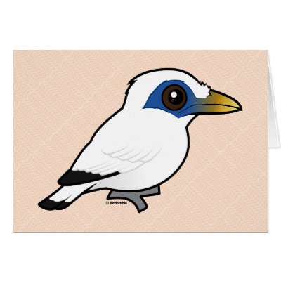 Cute Bali Mynah by Birdorable