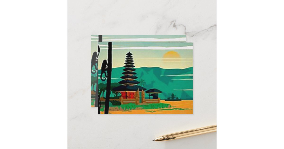 Bali postcard | Zazzle
