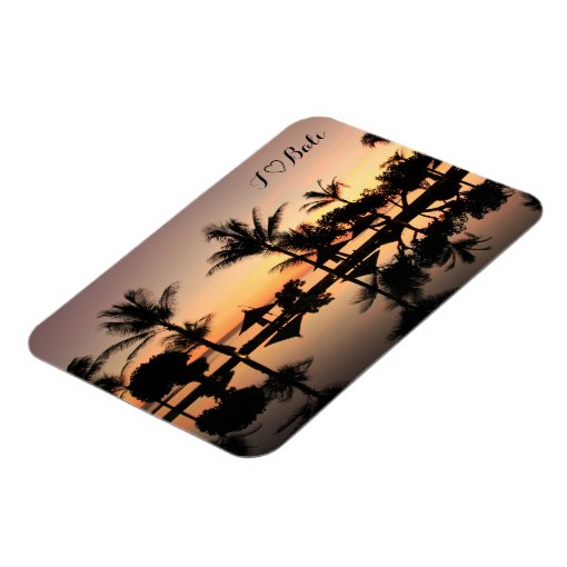 Bali sunset magnet | Zazzle