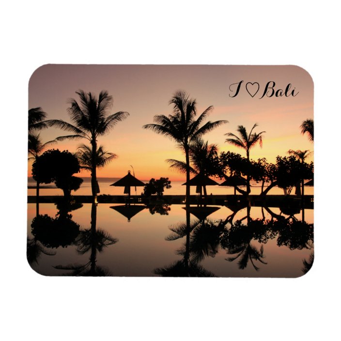 Bali sunset magnet | Zazzle.com