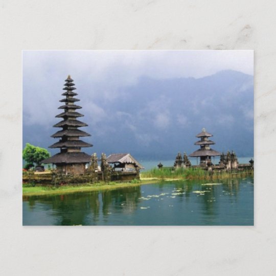 bali temple indonesia postcard | Zazzle.com