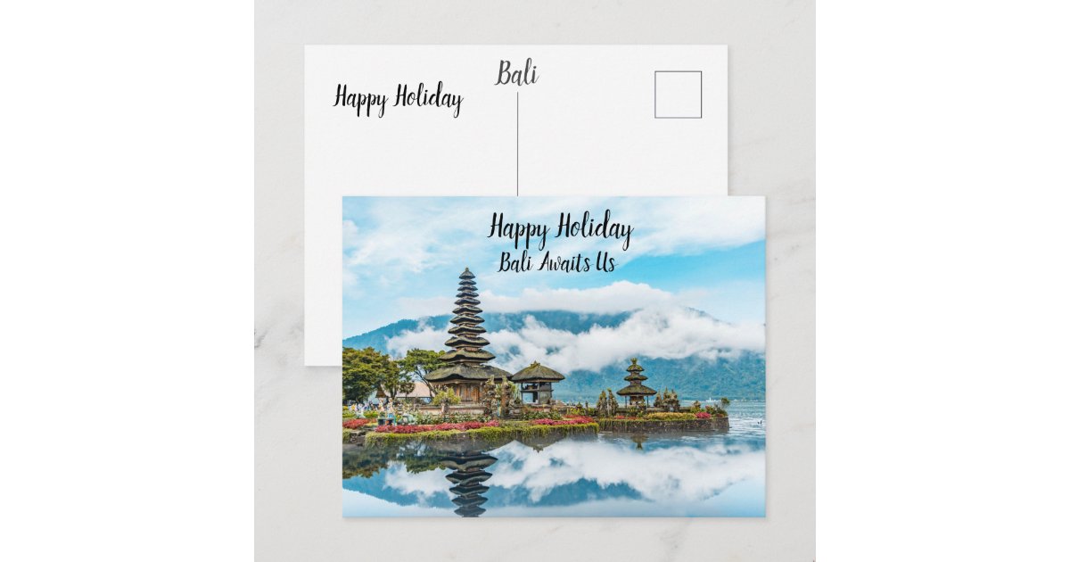 Bali vacation postcard | Zazzle