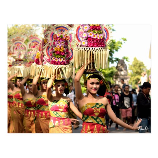 Balinese Girls Postcard | Zazzle.com
