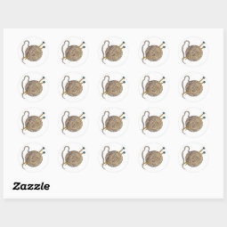 Ball of Knitting Wool Sticker | Zazzle