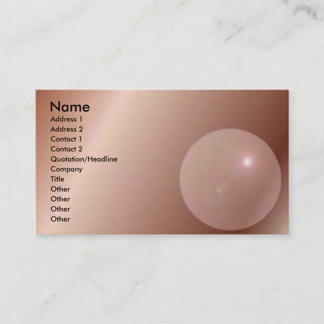 Ball Profile Card | Zazzle
