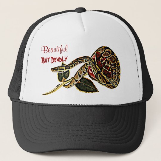 Ball Python Snake Hat Dangerous Beauty | Zazzle.com