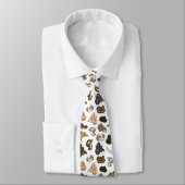 Ball Python Snake Morph Pattern Neck Tie | Zazzle