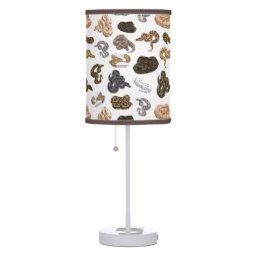 Ball Python Snake Morph Pattern Table Lamp | Zazzle