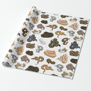 Ball Python Snake Morph Pattern Fabric | Zazzle