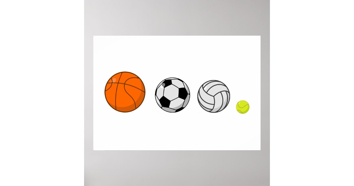 Ball Sports Poster | Zazzle