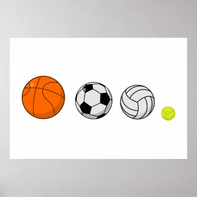 Ball Sports Poster | Zazzle