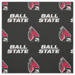 Ball State Cardinals Athletic Mark Pattern Fabric | Zazzle