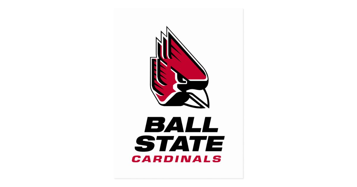 Ball State Cardinals Athletic Mark Postcard | Zazzle.com