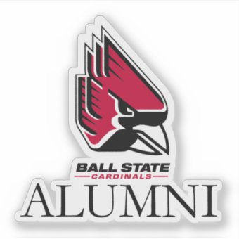 Ball State University Alumni Sticker | Zazzle