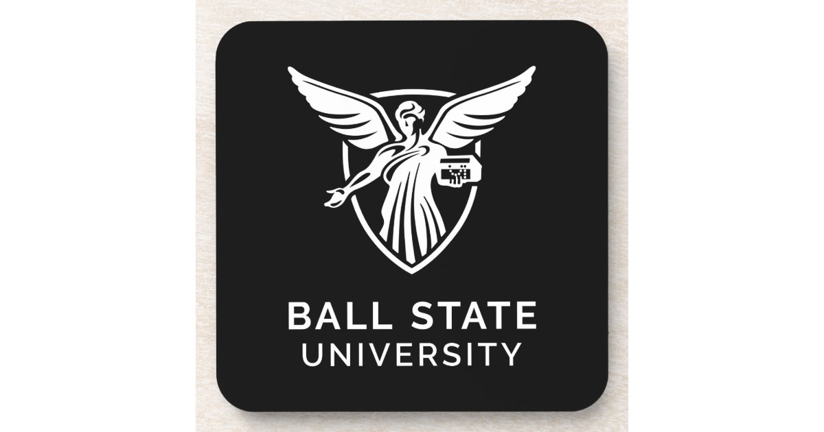 Ball State University Logo Beverage Coaster | Zazzle