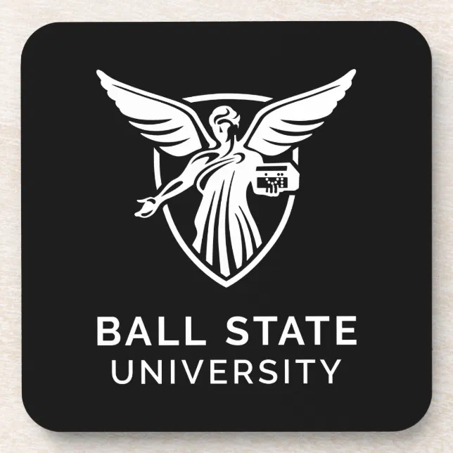 Ball State University Logo Beverage Coaster | Zazzle
