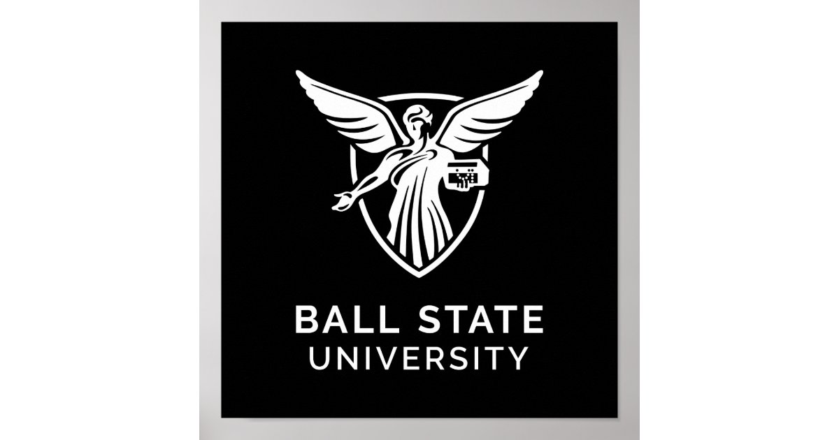 Ball State University Logo Poster | Zazzle