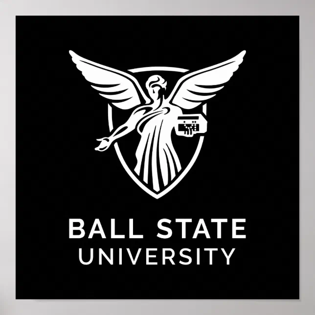 Ball State University Logo Poster | Zazzle