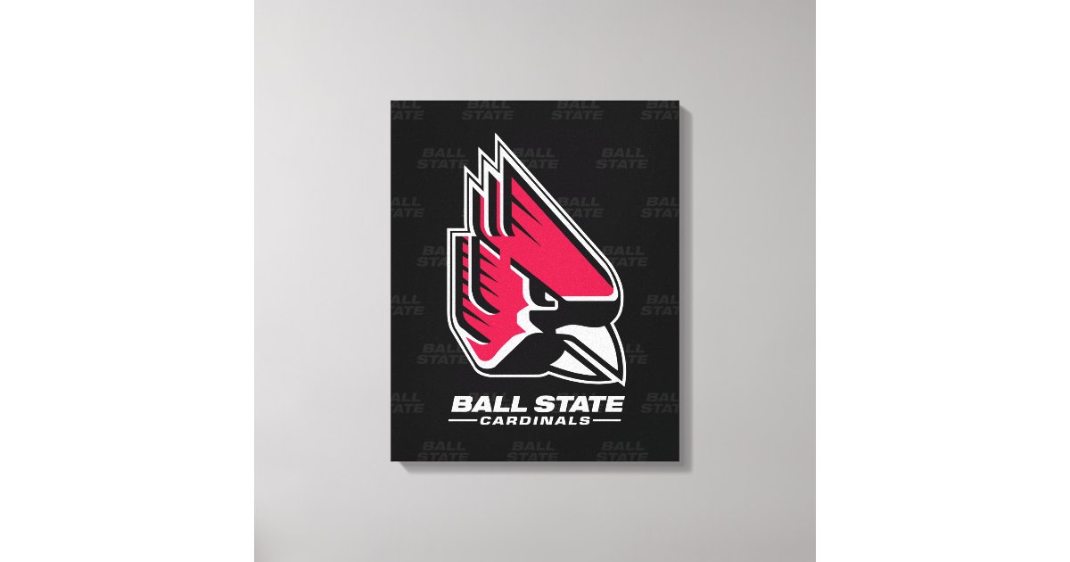 Ball State University Logo Watermark Canvas Print | Zazzle