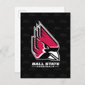 Ball State University Logo Watermark Postcard | Zazzle