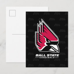 Ball State University Logo Watermark Postcard | Zazzle