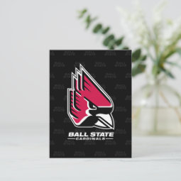 Ball State University Logo Watermark Postcard | Zazzle