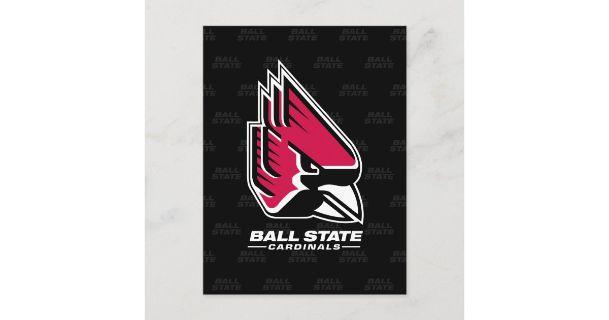 Ball State University Logo Watermark Postcard | Zazzle