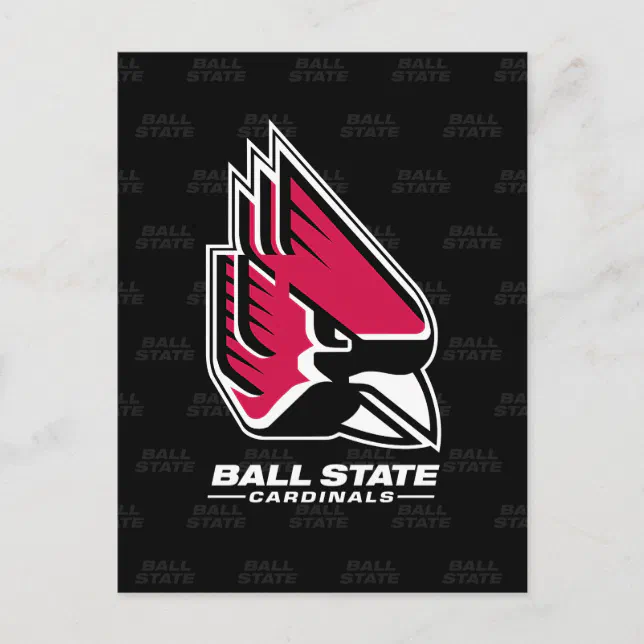 Ball State University Logo Watermark Postcard | Zazzle