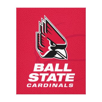 Ball State University State Basketball Canvas Print | Zazzle