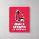 Ball State University State Basketball Canvas Print | Zazzle
