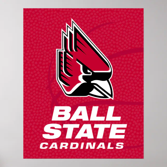 Ball State University State Basketball Poster | Zazzle