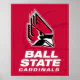 Ball State University State Basketball Poster | Zazzle