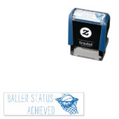Baller Status Achieved Teacher Stamp | Zazzle