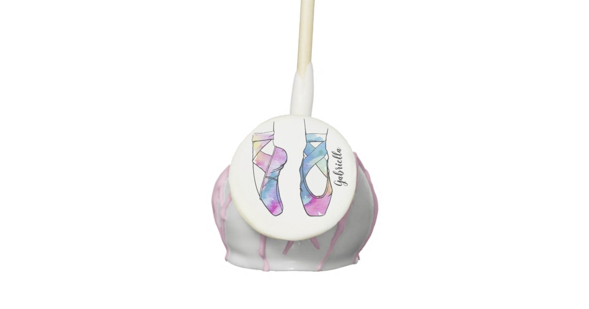 Ballerina Ballet Birthday Party Cake Pops | Zazzle