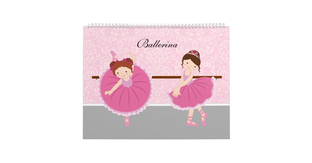 Ballerina Calendar | Zazzle