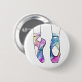 Ballerina Cute Ballet Pinback Button | Zazzle