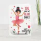 Ballerina Heart Dance Valentines Card | Zazzle