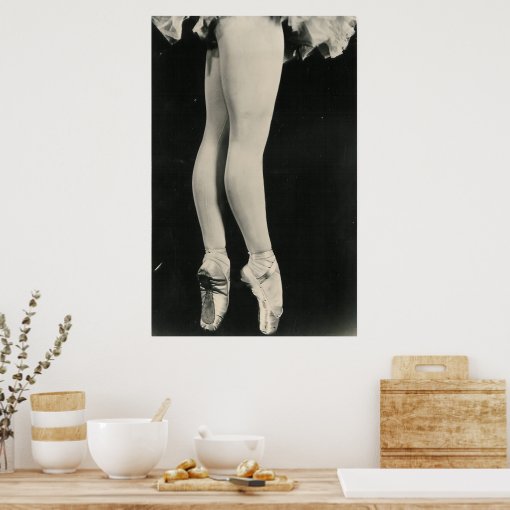 BALLERINA LEGS POSTER | Zazzle